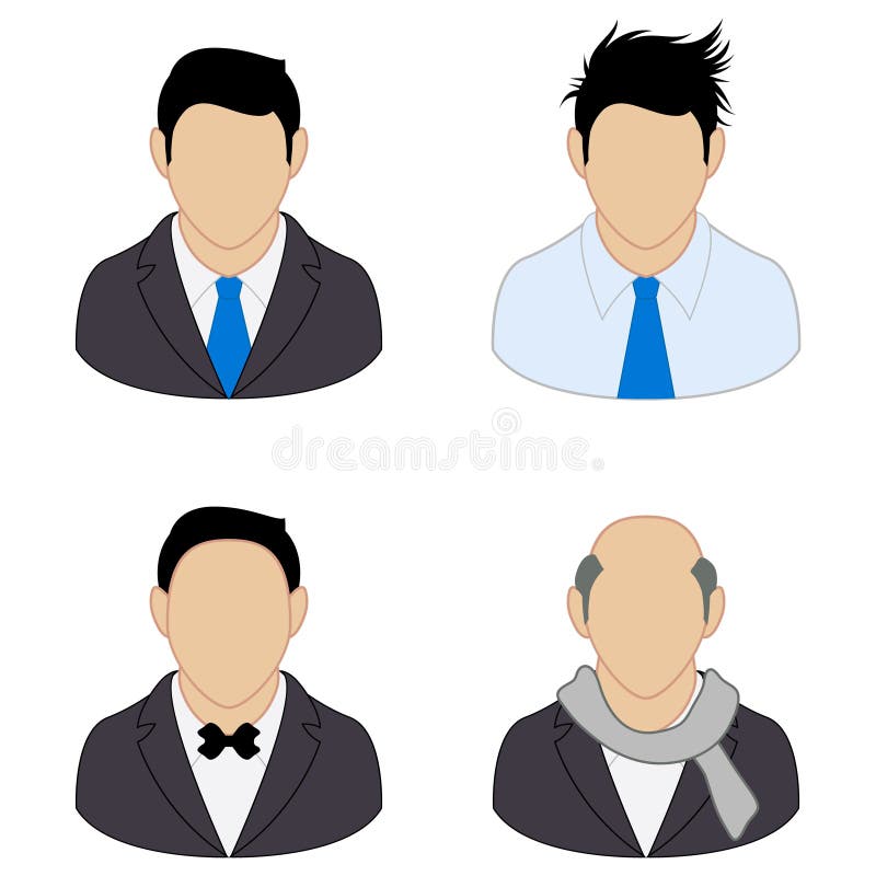 Isometric Business Man Avatar Icon Stock Vector - Illustration of ...