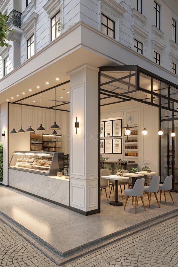 Isometric Cafe Store Interior Minimal Design Stock Photos - Free ...