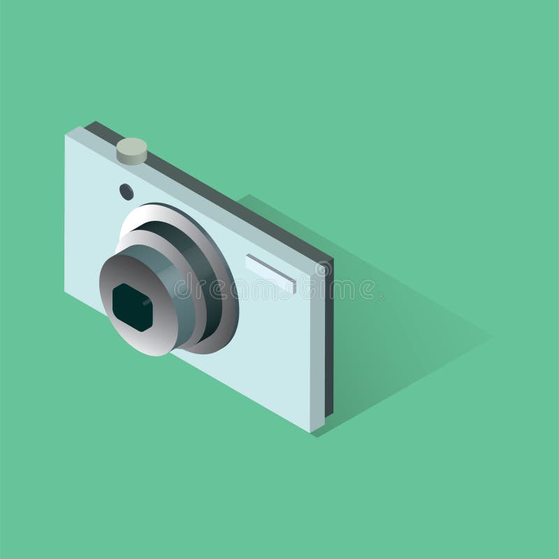 Isometric Camera. Vector Illustration Decorative Design Stock Vector ...