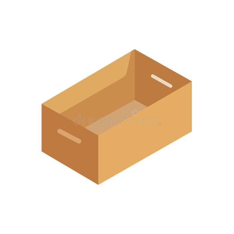 Isometric Cardboard Box Packaging , Vector Illustration Design Stock ...