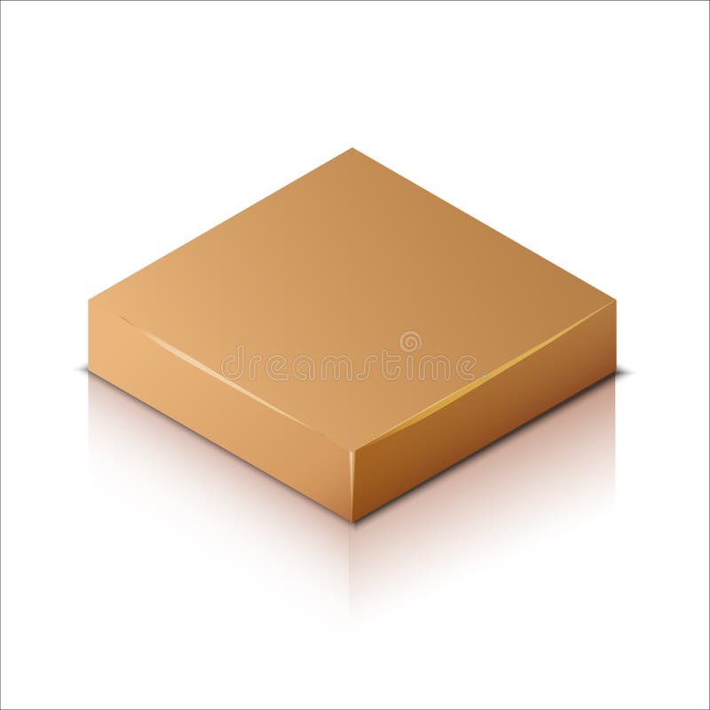 Isometric Carton Packaging Box. 3D Realistic Icons Stock Vector ...