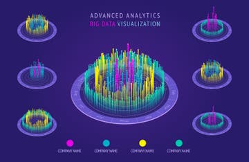 Isometric Chart 3D. Big Data Analytic and Visualization. Presentation ...