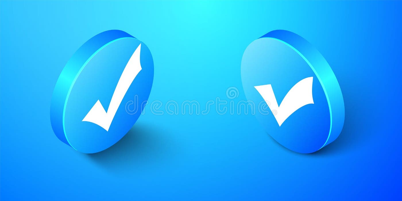 Tick Button Isometric Stock Illustrations – 2,121 Tick Button Isometric ...