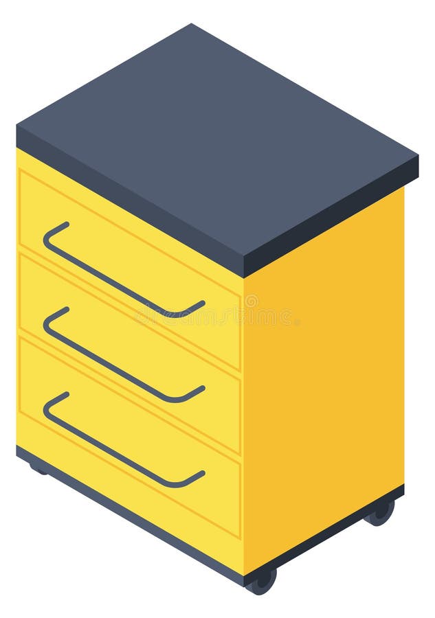 Drawer Icon, Tray Vector, Furniture, Box, Cabinet Stock Vector ...