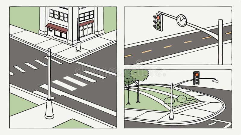 Isometric City Street Intersection, Urban Planning, City Layout, and ...