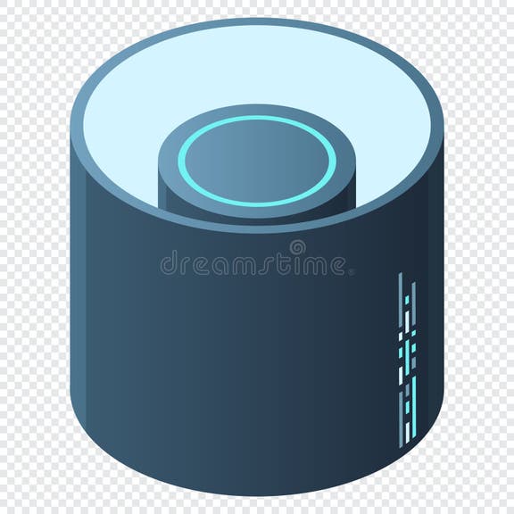 Isometric Cloud Database. Cloud Computing and File Cloud Storage. Modern Technology Stock Vector ...