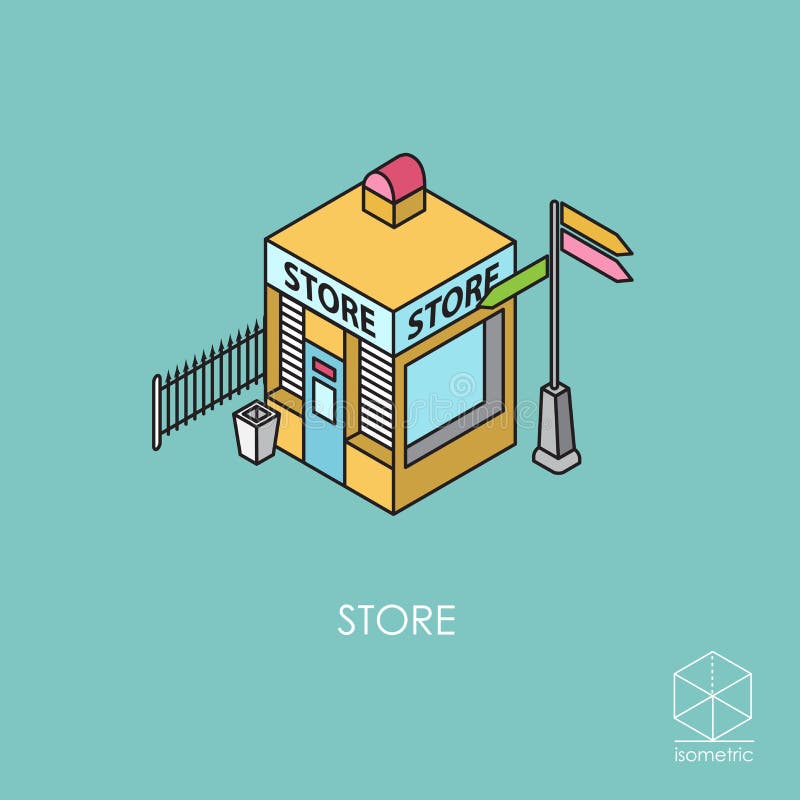Retail Store Isometric Infographics Stock Illustrations – 411 Retail ...