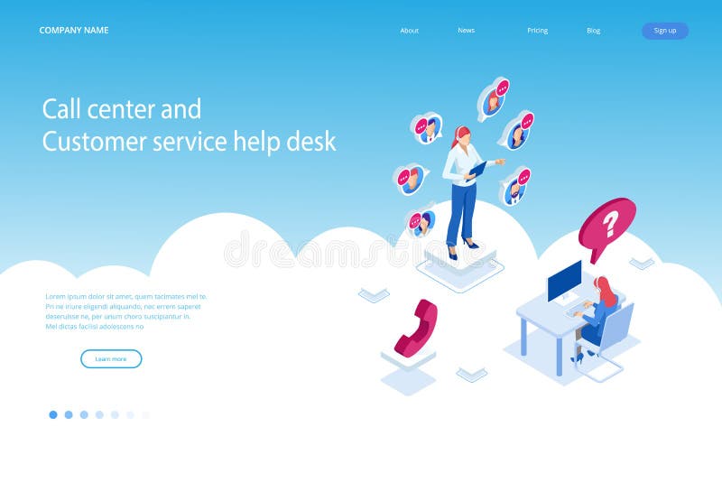 Isometric Call Center Stock Illustrations – 3,254 Isometric Call Center ...