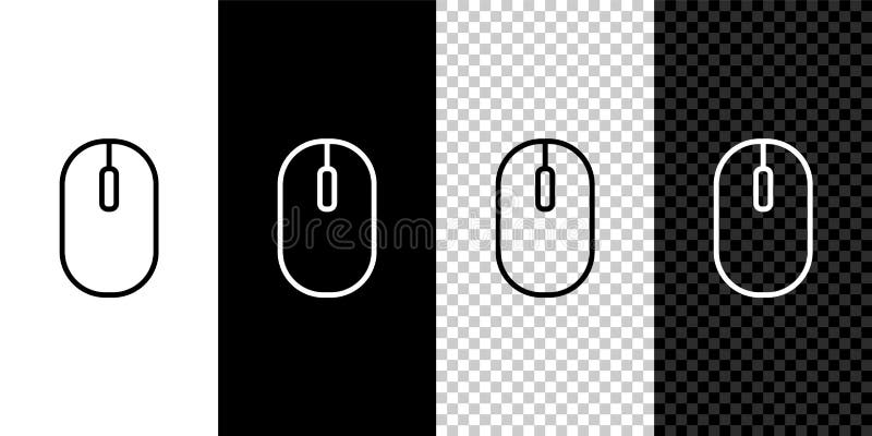 Isometric Computer Mouse Icon Isolated on Grey Background. Optical with ...