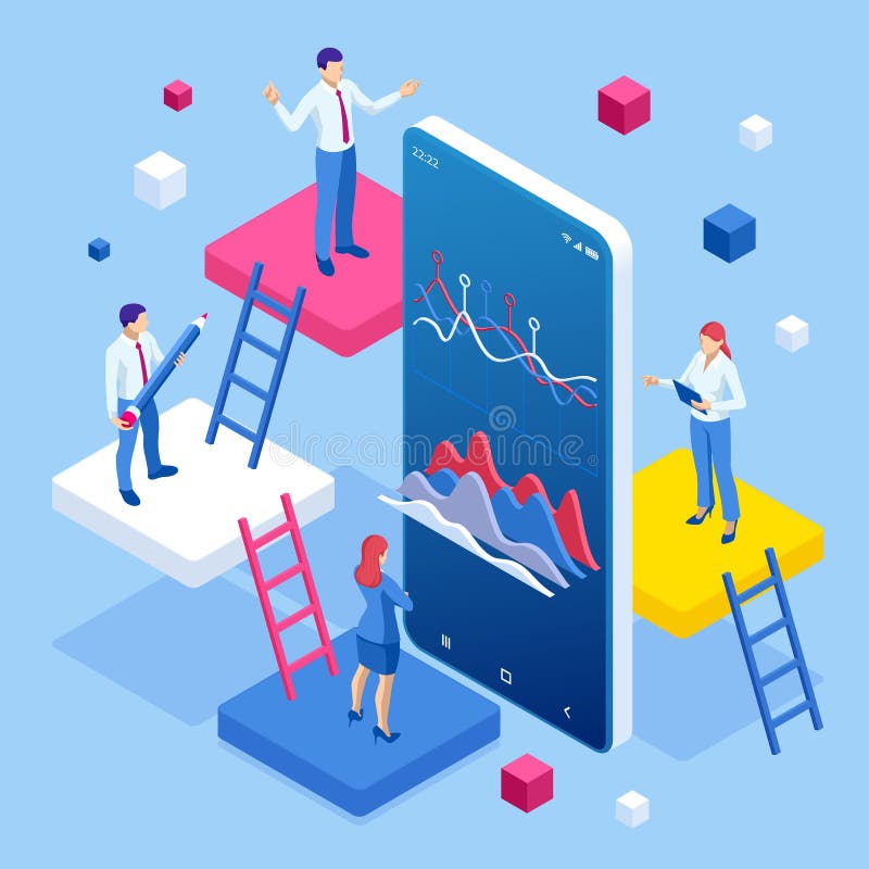 Kpi Isometric Stock Illustrations – 390 Kpi Isometric Stock ...