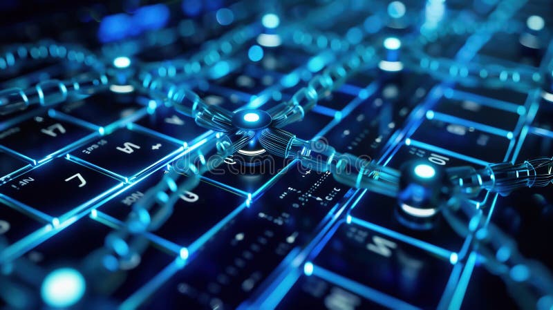 Isometric Concept of Quantum Computers, Blockchain, it Technology or ...