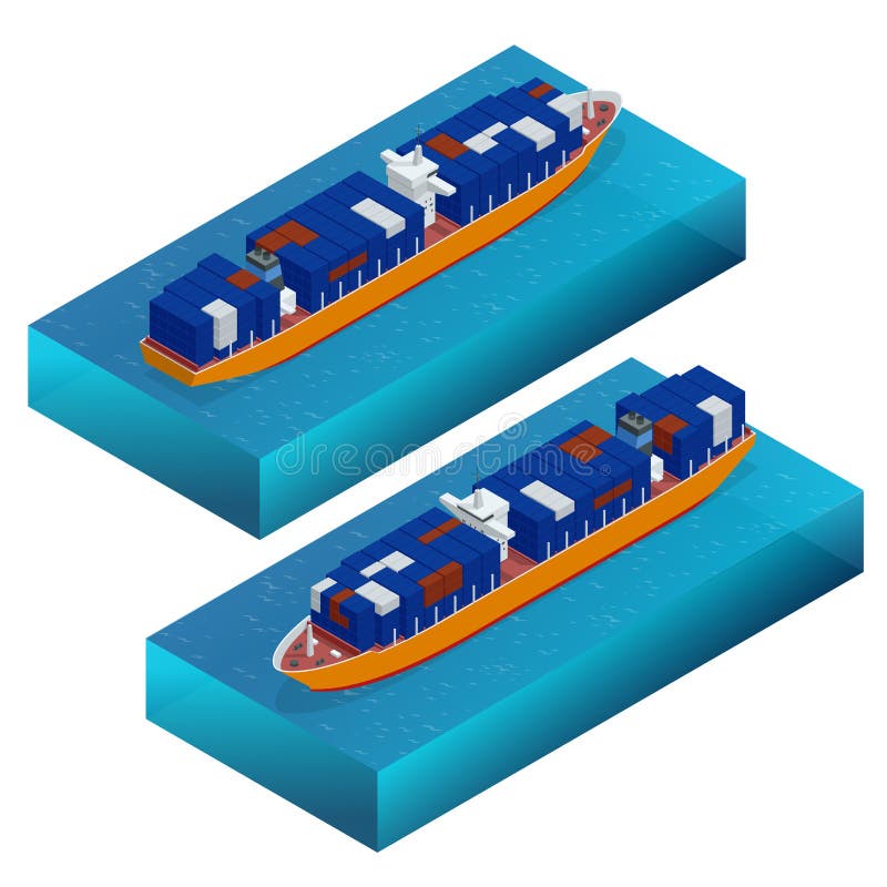 Isometric Container Stock Illustrations – 50,528 Isometric Container ...