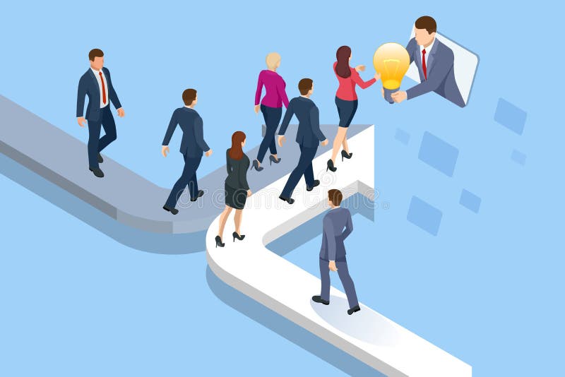 Isometric Creative Idea and Innovation. Searching for Opportunities ...