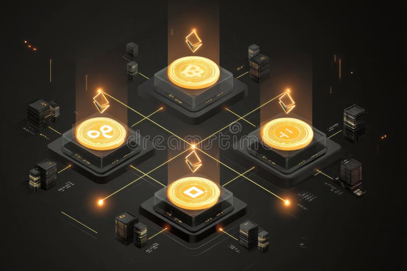 Glowing Coin Symbols Stock Illustrations – 380 Glowing Coin Symbols ...