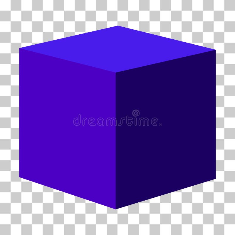 Isometric Cube Design, Web Modern Concept Icon, Geometric Shape Vector ...
