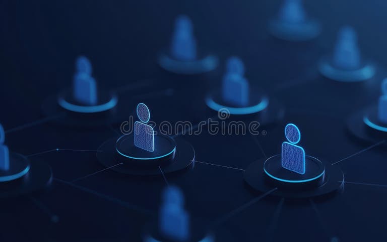 Isometric Customer Relationship Management Visualization Showing ...