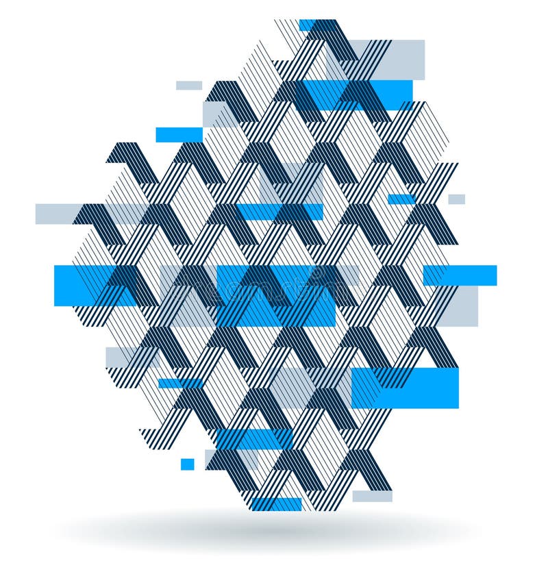 Isometric 3D Cubes Vector Abstract Geometric Background, Abstraction ...