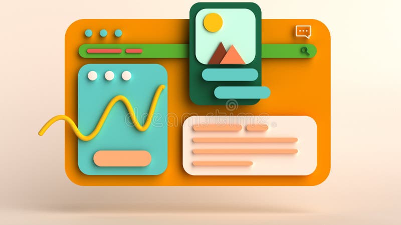 Isometric 3d Financial Graph Stock Illustration - Illustration of ...