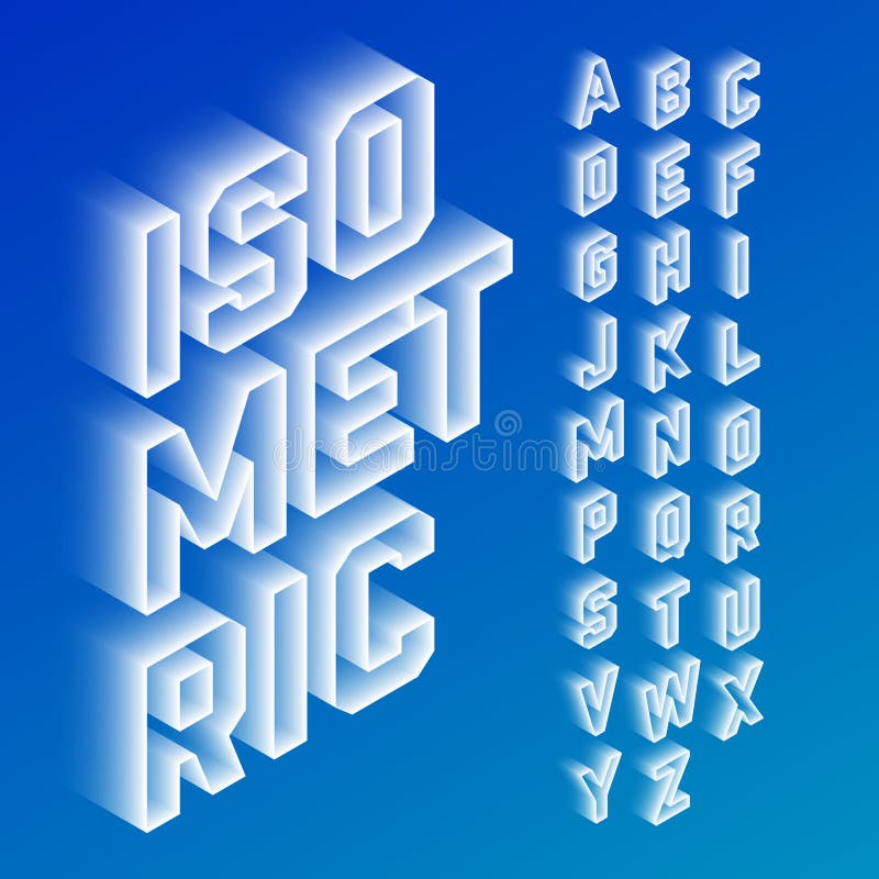 Isometric Font Stock Illustrations – 9,954 Isometric Font Stock ...