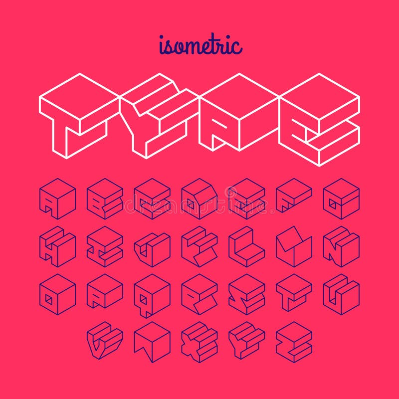 Outline Block Font Stock Illustrations – 1,651 Outline Block Font Stock ...