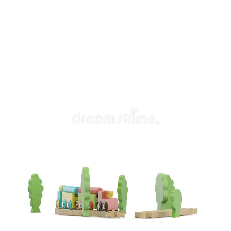 Isometric Kid Object 3D Rendering Stock Illustration - Illustration of ...
