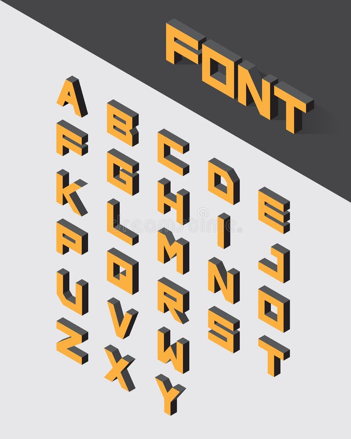 3d type font stock illustration. Illustration of dimensional - 75018326