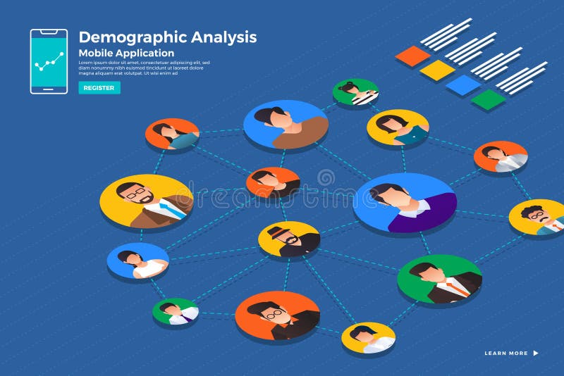 Isometric Data Analytics stock vector. Illustration of graph - 125930034