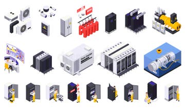 Data Center Cooling Icons Stock Illustrations – 34 Data Center Cooling Icons Stock Illustrations ...