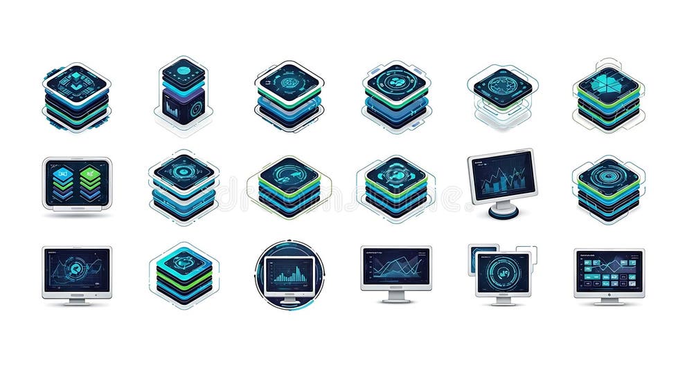 Digital Interfaces Ai Stock Illustrations – 14,268 Digital Interfaces ...
