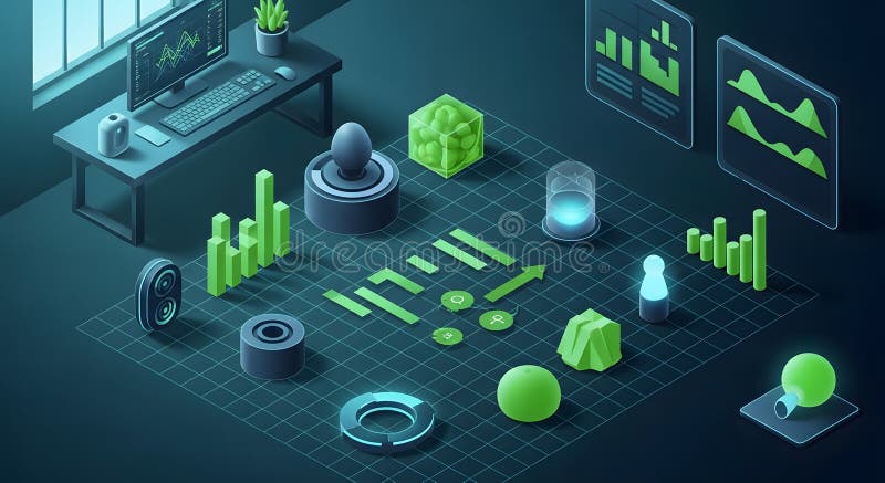 Isometric Data Visualization with 3D Charts and Virtual Business ...