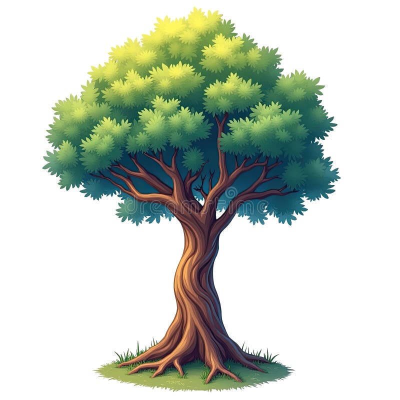 Isometric Depiction of Community Tree Icon Stock Illustration ...