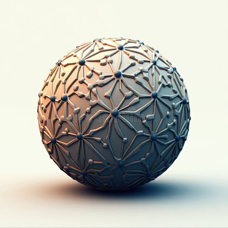 An Isometric Depiction of a Lacrosse Ball Stock Illustration ...