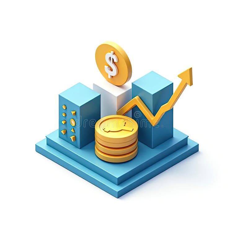 An Isometric Depiction of a Microfinance Support Stock Illustration ...