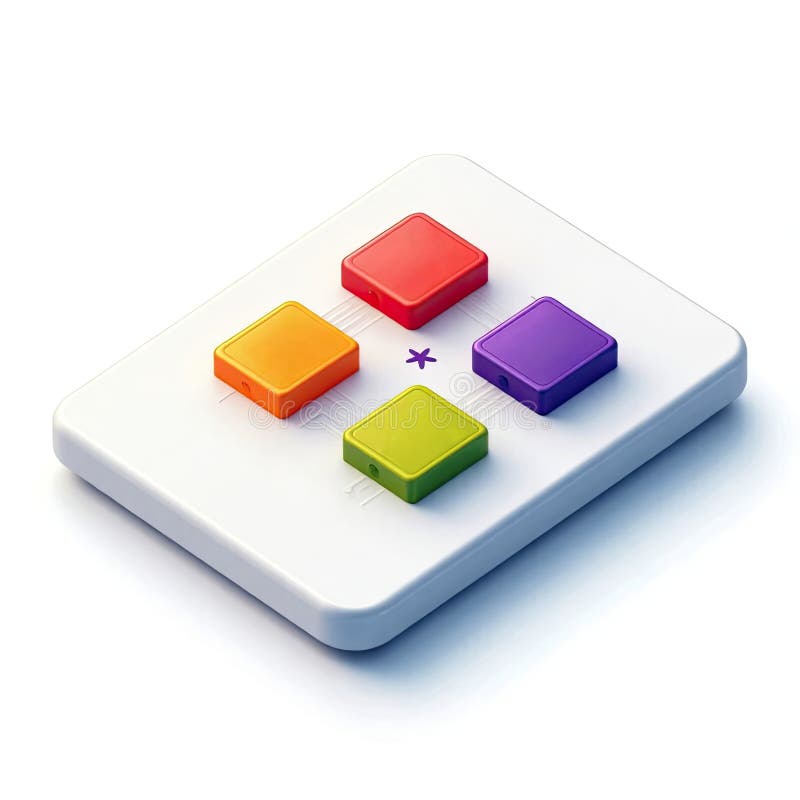 An Isometric Depiction of Risk Assessment Icon Stock Illustration ...