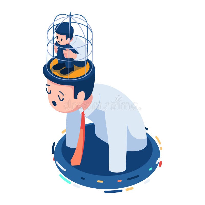 Businessman Stucking Stock Illustrations – 5 Businessman Stucking Stock ...