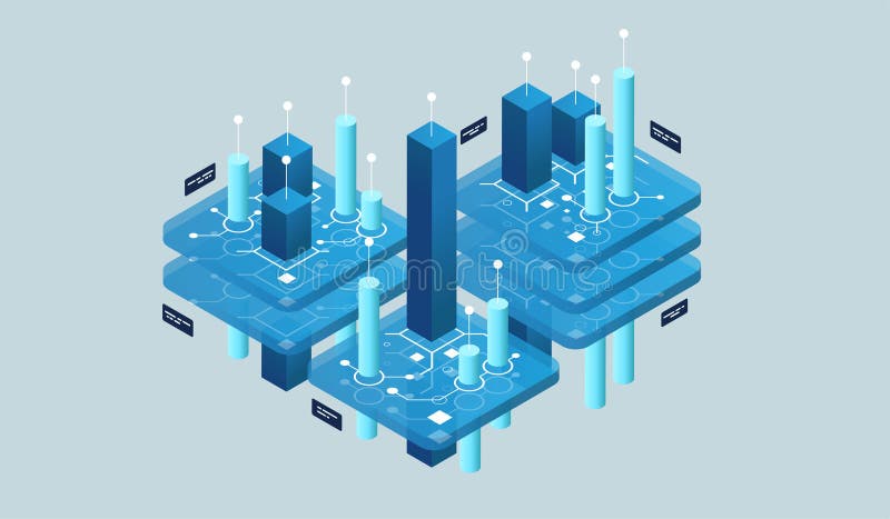 Isometric Design Concept Virtual Reality And Augmented Reality