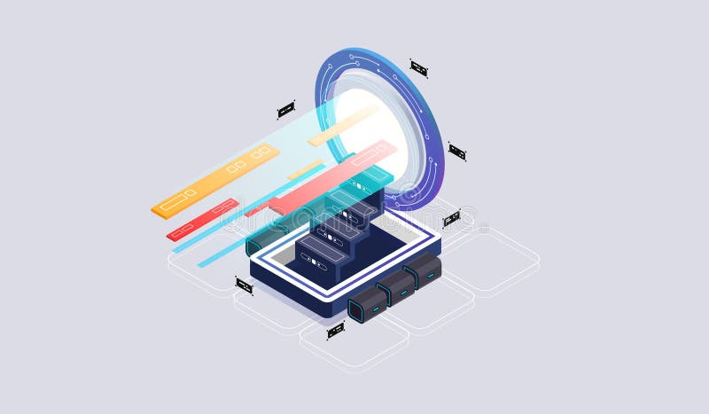Isometric Design Concept Virtual Reality and Augmented Reality ...