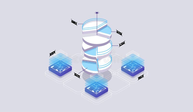 Isometric Design Concept Virtual Reality And Augmented Reality