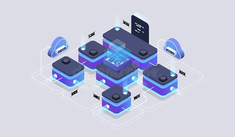 Isometric Design Concept Virtual Reality and Augmented Reality ...