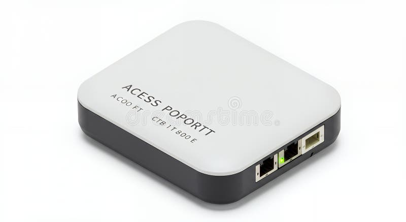 Isometric Detailed View of a Wireless Access Point Stock Illustration ...