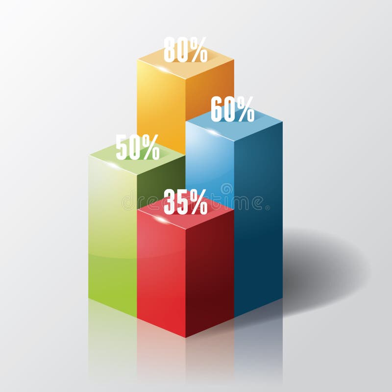 Isometric Diagram. Vector Illustration Decorative Design Stock Vector ...