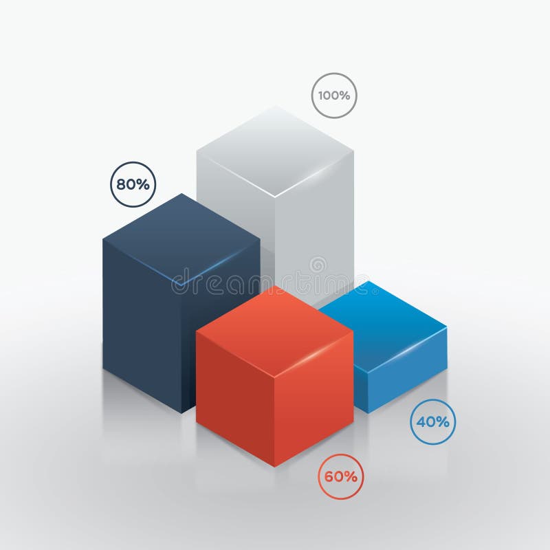 Isometric Diagram. Vector Illustration Decorative Design Stock Vector ...