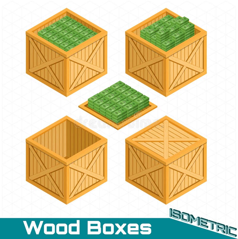 Open Closed Wood Boxes Stock Illustrations – 596 Open Closed Wood Boxes ...