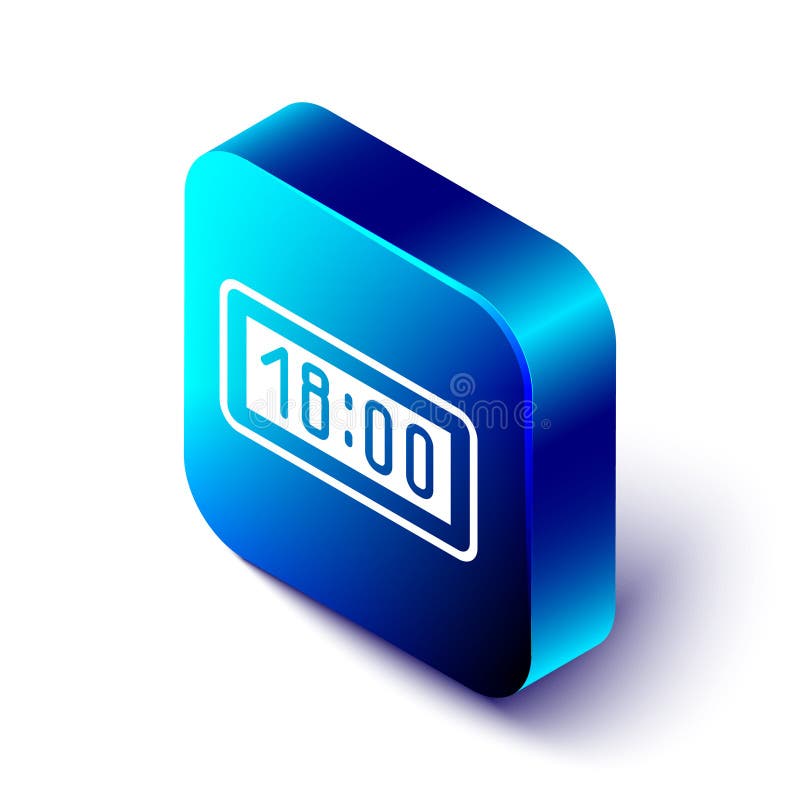 Square Clock Isometric Icon Stock Illustrations – 3,638 Square Clock ...