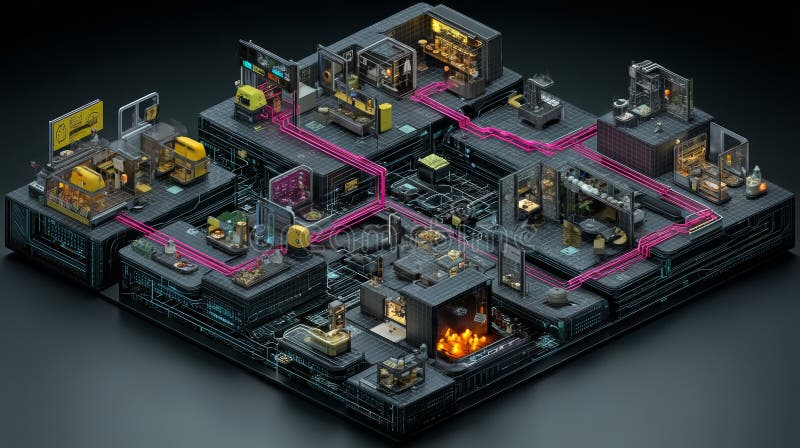 Isometric Digital Customer Journey Mapping for Enhanced User Experience ...