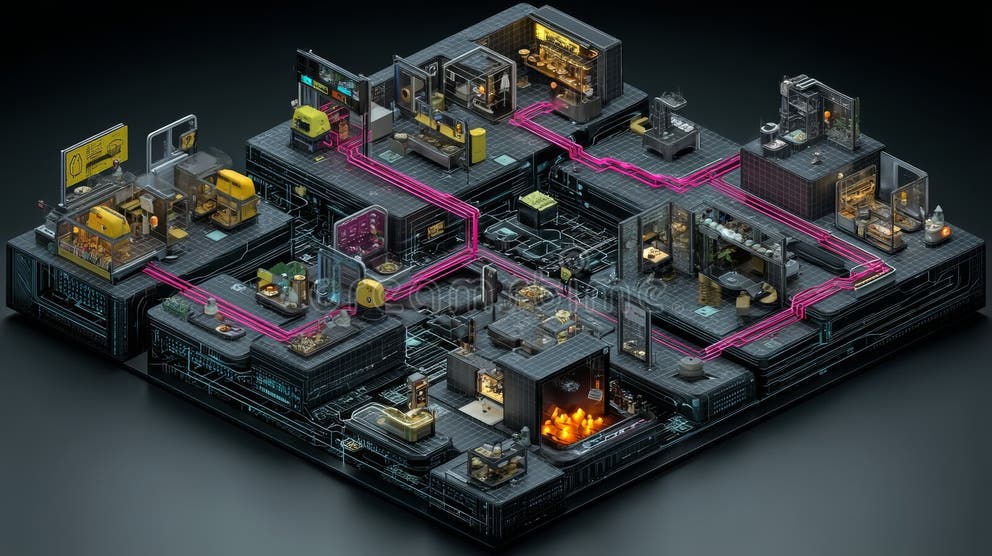 Isometric Digital Customer Journey Mapping for Enhanced User Experience ...