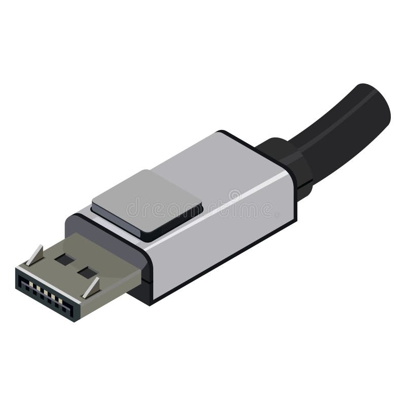 Displayport Stock Illustrations – 415 Displayport Stock Illustrations ...