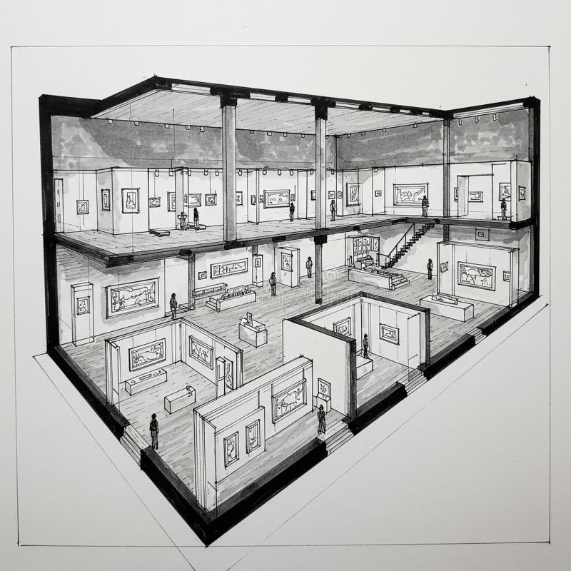 Multi Level Gallery Stock Illustrations – 91 Multi Level Gallery Stock ...