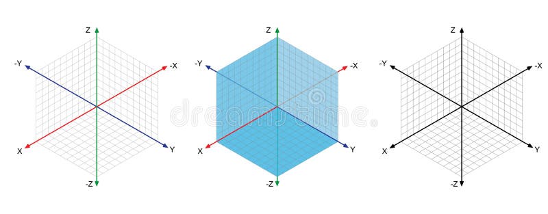 Isometric Drawing a Thirty Degreesangle is Applied To Its Sides. Stock ...