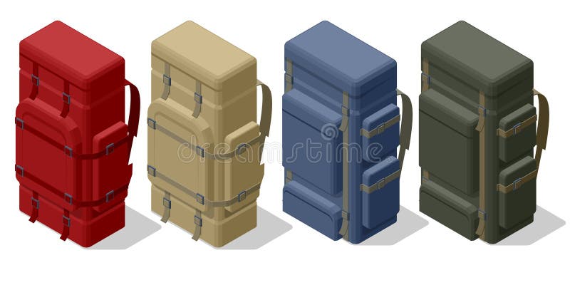 Isometric a Durable, Spacious Hiking Backpack with a Rigid Ergonomic ...